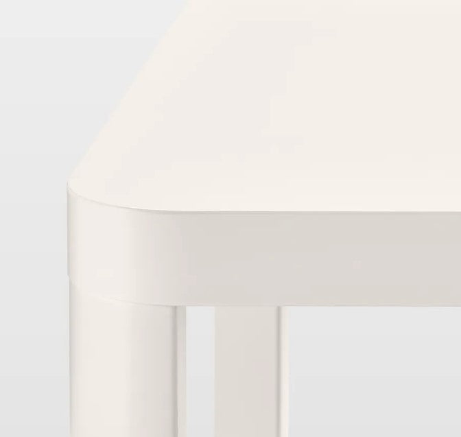 TINGBY Side table on castors, white, 64x64 cm – Likea projects limited