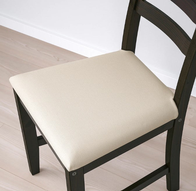 LERHAMN Chair, black-brown/Vittaryd beige – Likea projects limited